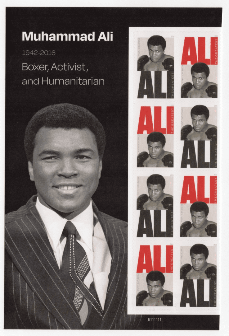 Scott# 6050-51 "MUHAMMAD ALI" MNH PLATE BLOCK (8) WITH SIDE PANEL | The ...